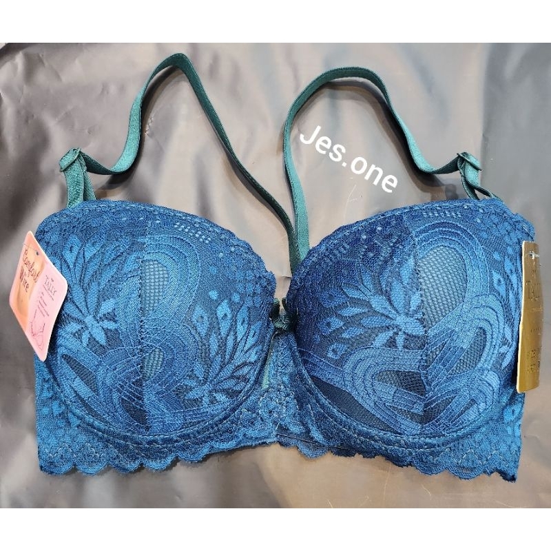 Jual Tally 8881 Bra BH Busa Tebal Push Up Brukat Kait 2 Cup A | Shopee ...