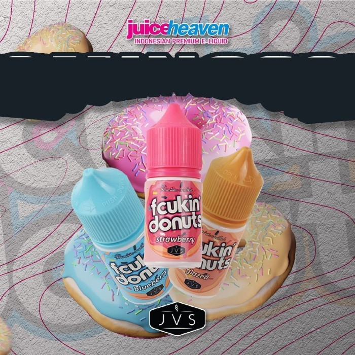 Jual Liquid Vape Saltnic Fcukin Donuts Pods Friendly Glazed 30ML By JVS ...
