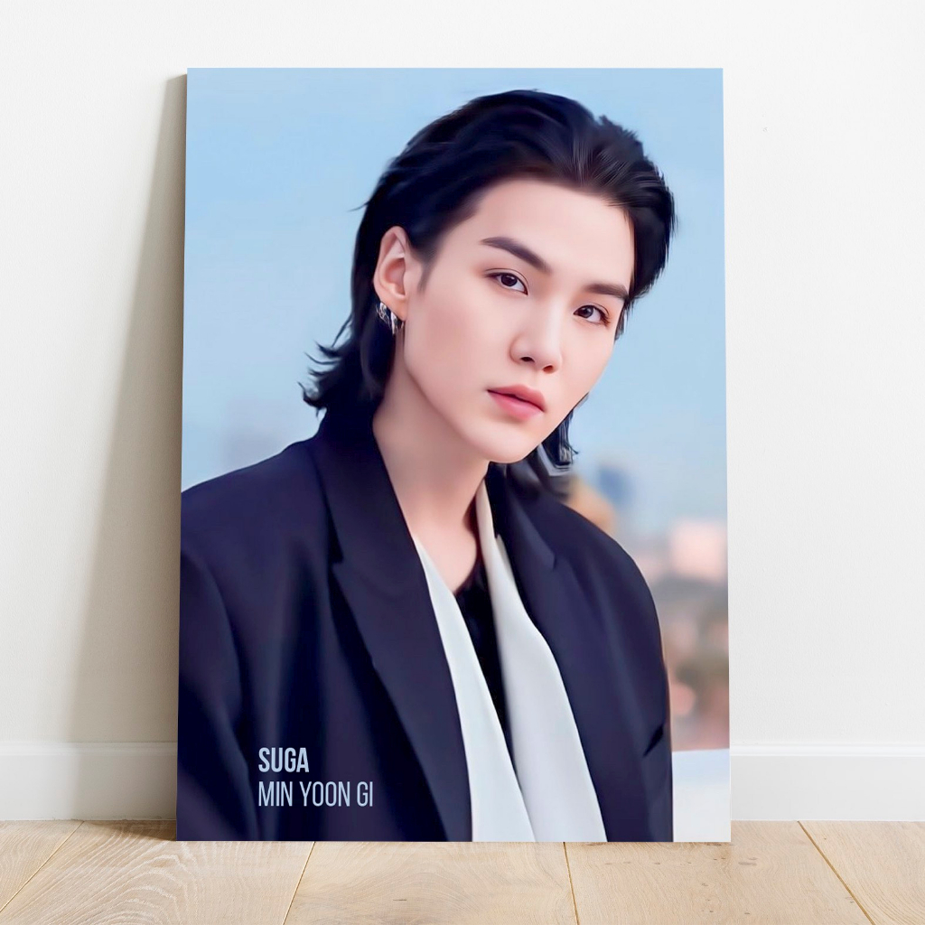 Jual Poster BTS Suga Min Yoon Gi Kpop Band Korea K-Pop Wallpaper ...