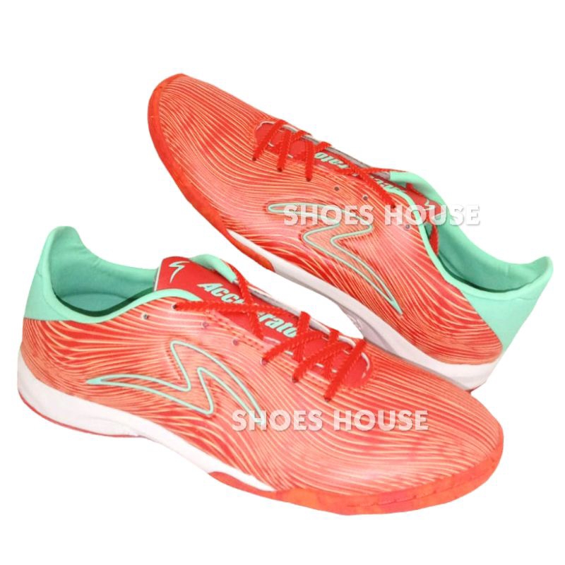 Jual Sepatu Futsal Specs LS Evolution IN Original (Torch Red/Aqua ...