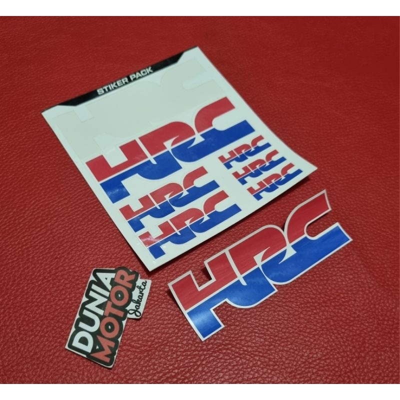 Jual Sticker pack HRC stiker set HRC stiker print and cut HRC Motor ...