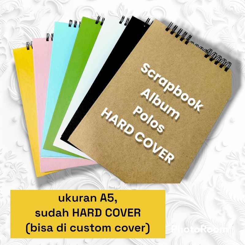 Jual Scrapbook Album Jurnal Vintage, isi Polos, HARD COVER bisa di ...