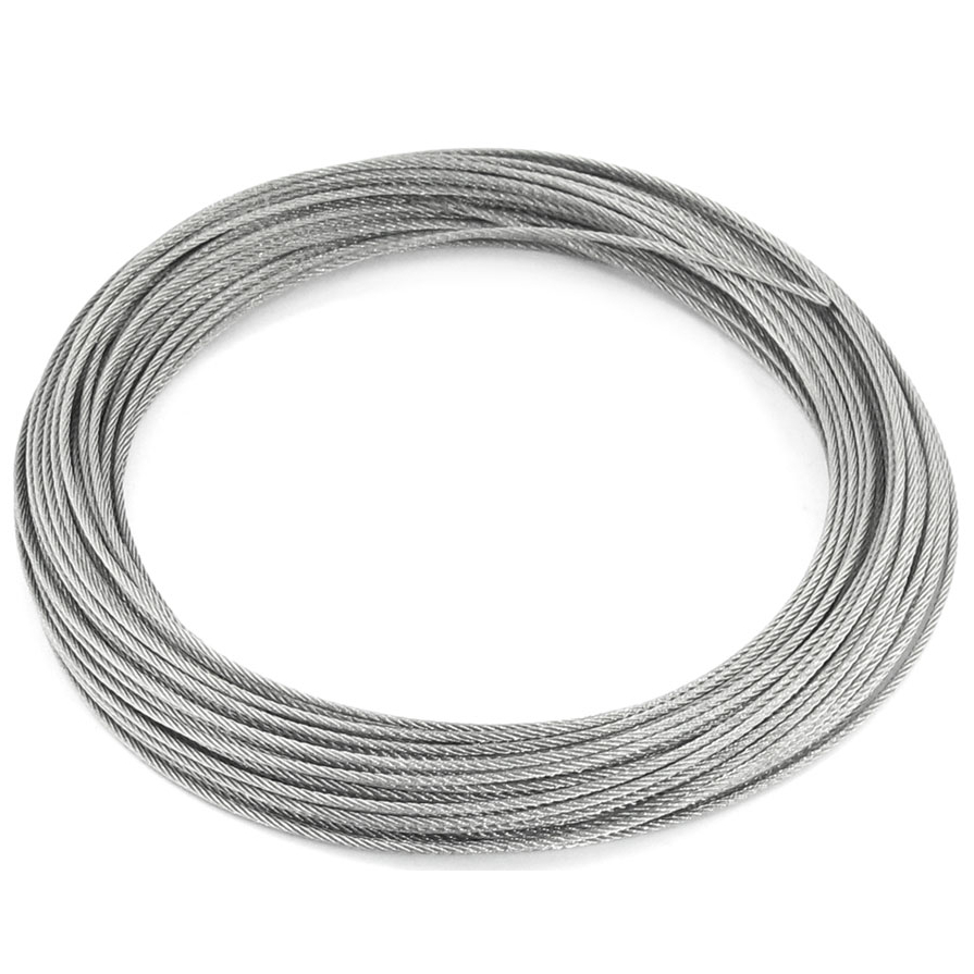 Jual Wire Rope / Kawat Seling 6 mm 7x19 Stainless Steel 304 / SS304 RRT | Shopee Indonesia