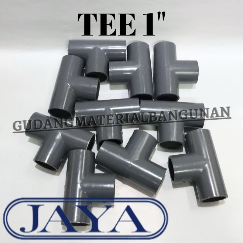 Jual tee PVC JAYA TS 1" inch Fitting pipa T | Shopee Indonesia
