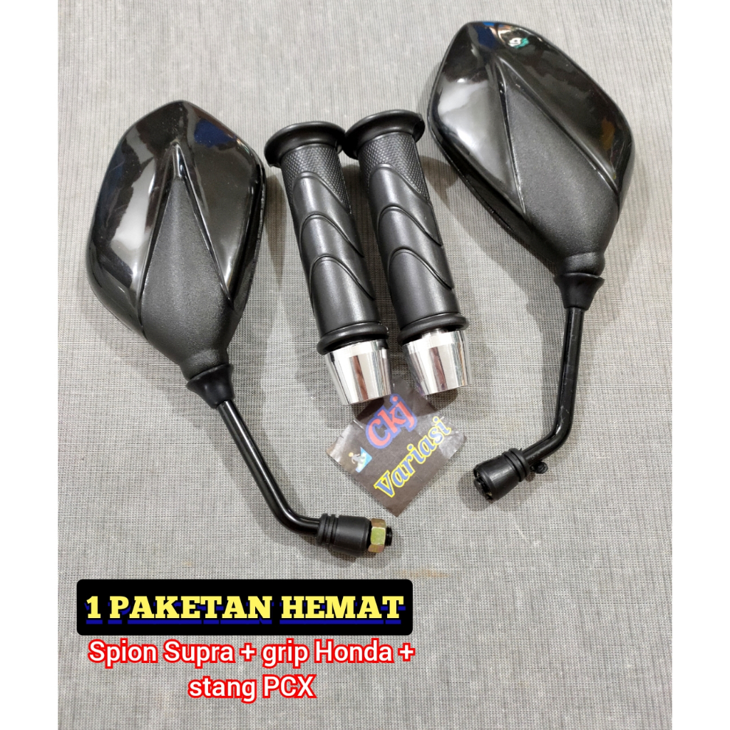 Jual Spion standar Supra x 125/Vario old plus grip plus stang pcx ...