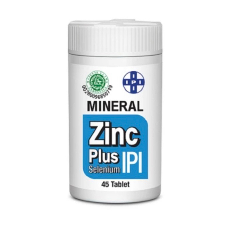 Jual Zinc IPI botol 45 tablet ( minera zinc harga ekonomis ) | Shopee ...