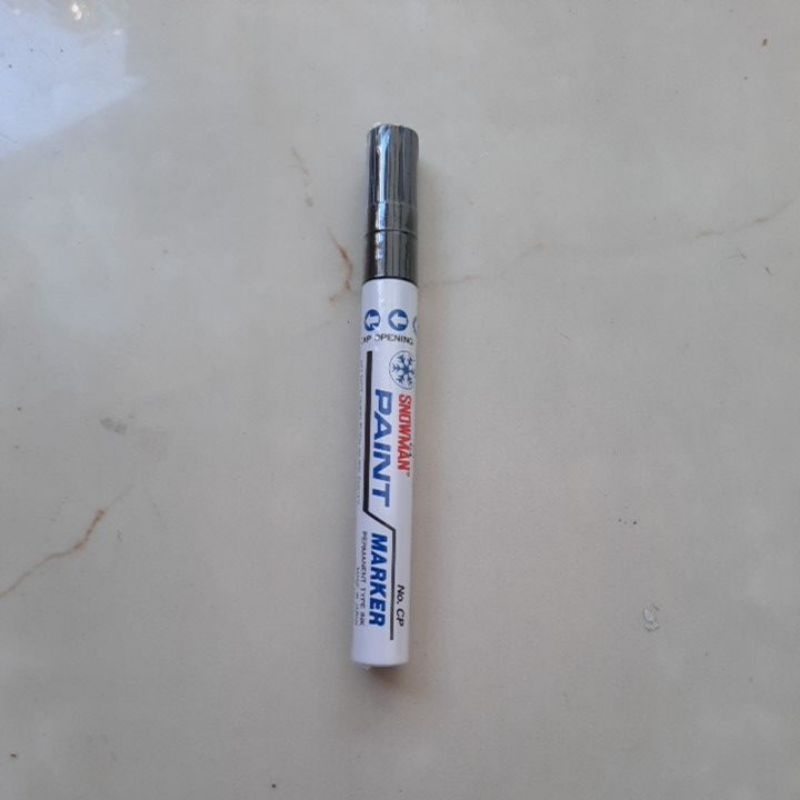 Jual SPIDOL PAINT MARKER HITAM / SPDOL HITAM / SPIDOL SNOWMAN HITAM ...