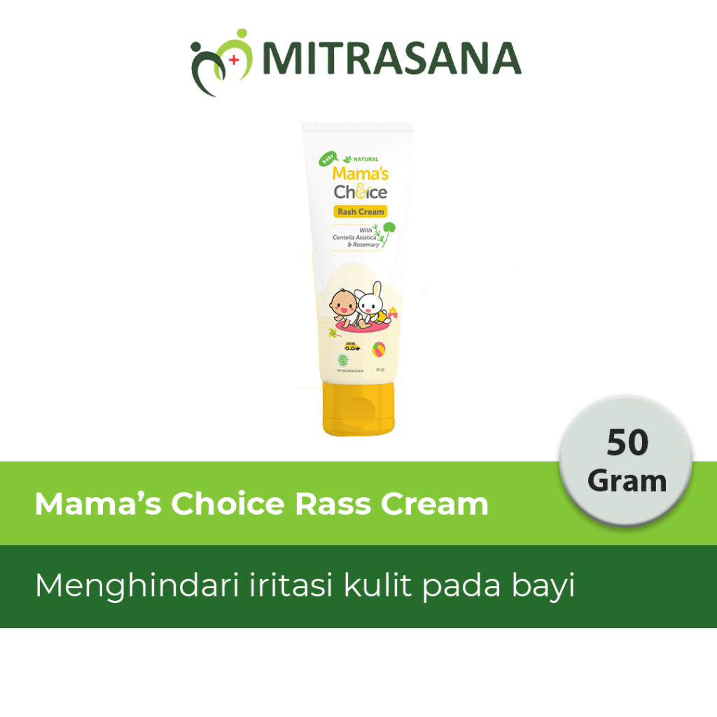 Jual Baby Cream Ruam Popok | Mama's Choice Baby Rash Cream 50 gr ...