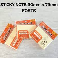 Jual Sticky Note 656PY ukuran 50mm x 75mm | Shopee Indonesia