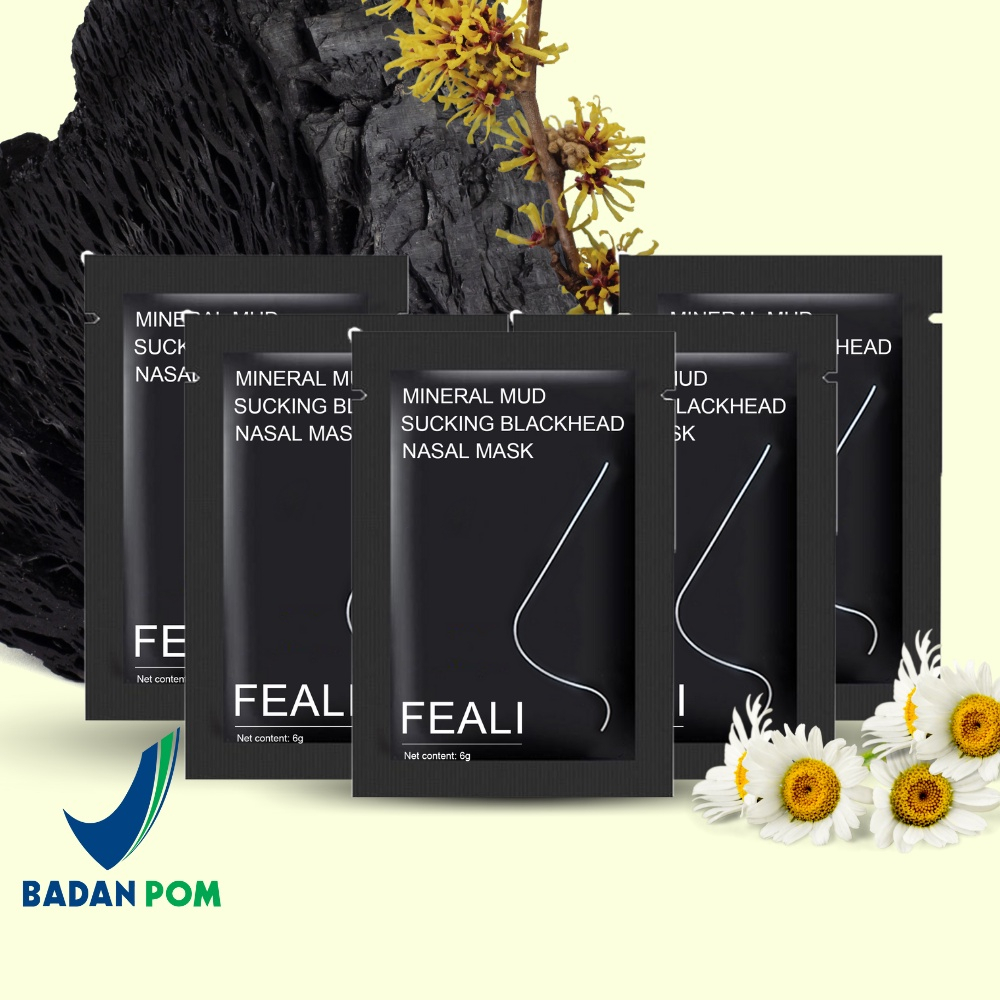 Jual FEALI Mineral Mud Sucking Blackhead Nasal Mask / Blackhead Remover ...