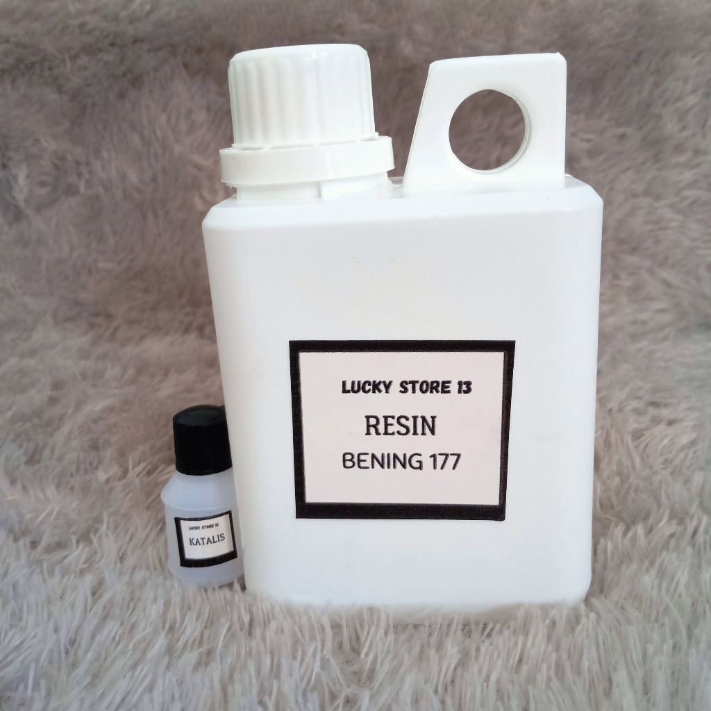 Jual RESIN BENING 177 500 gram + Katalis Kerajinan Resine Recin Recine ...