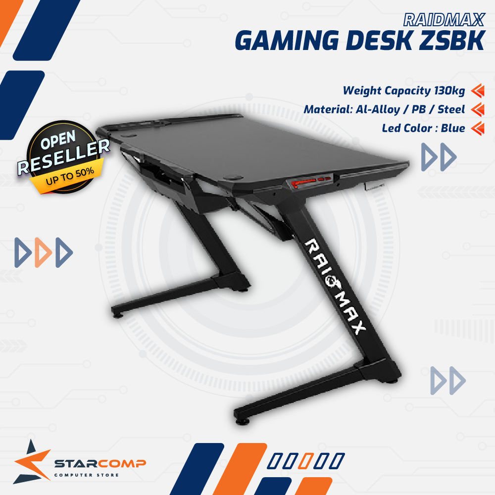 Jual Gaming Desk Raidmax ZSBK Hitam | Shopee Indonesia