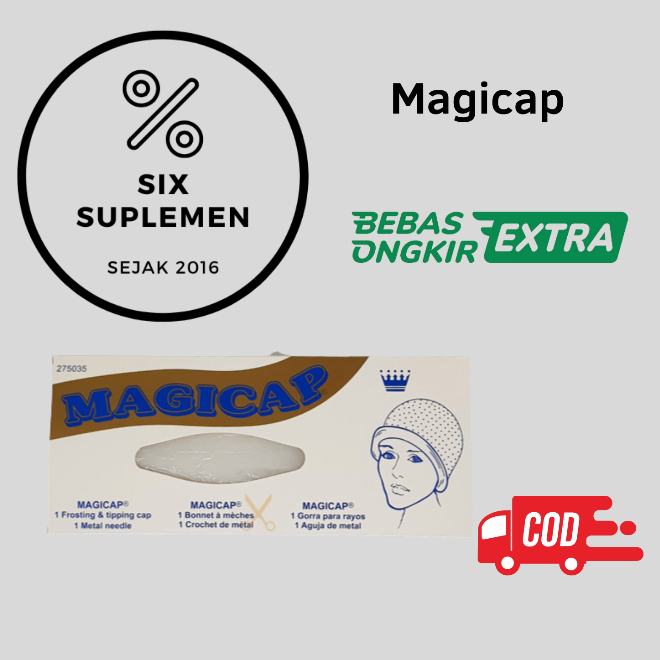Jual Topi Magicap Highlight Karet Silicone / Cat Rambut + Kaitan (kotak ...