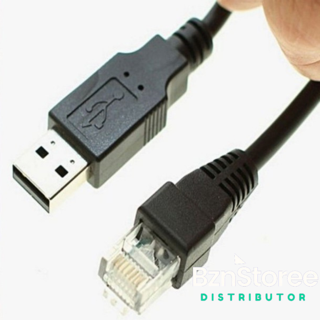 Jual CABLE CONSOLE USB TO RJ45 / KABEL BARCODE SCANNER /KABEL BARCODE 1 ...