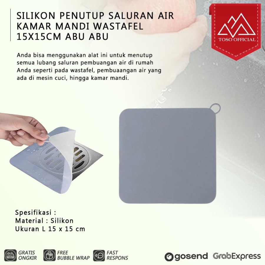 Jual SARINGAN SILIKON PENUTUP LUBANG WASTAFEL SALURAN AIR KAMAR MANDI ...