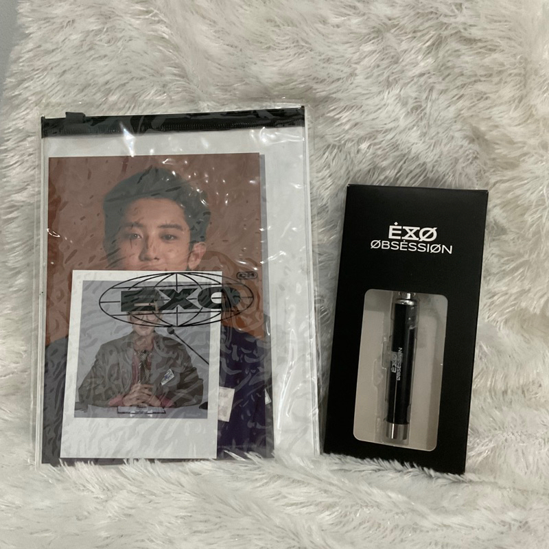 Jual Exo official photo pack & obsession keyring chanyeol | Shopee ...