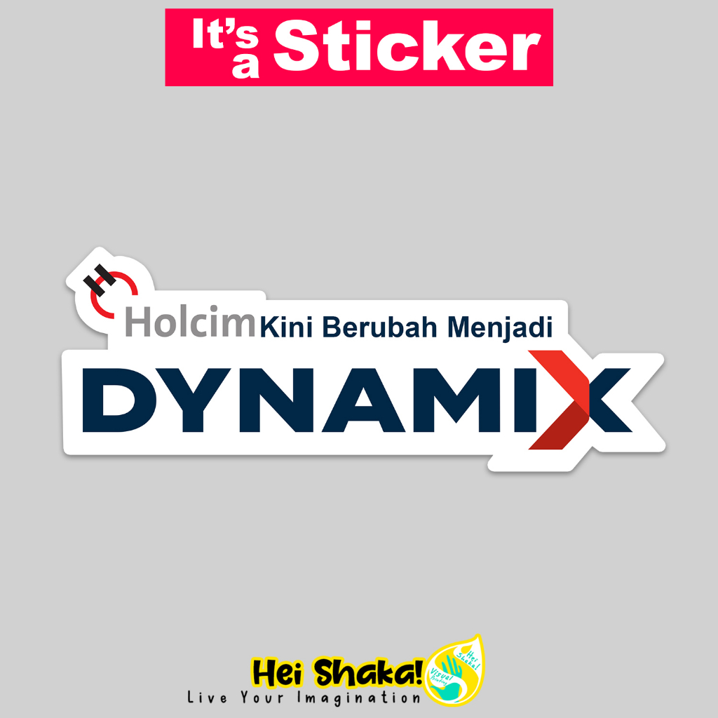 Jual Stiker Holcim Dynamix Sticker Bahan Vinyl Anti Air | Shopee Indonesia