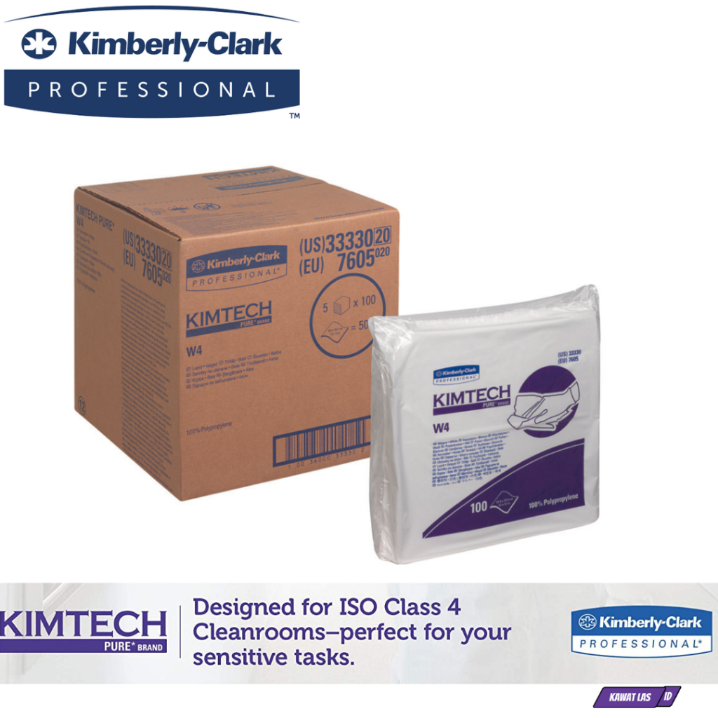 Jual Lap/Tisu Cleanroom ISO Class 4 Kimtech W4/CL4 Lint Free Bisa ...