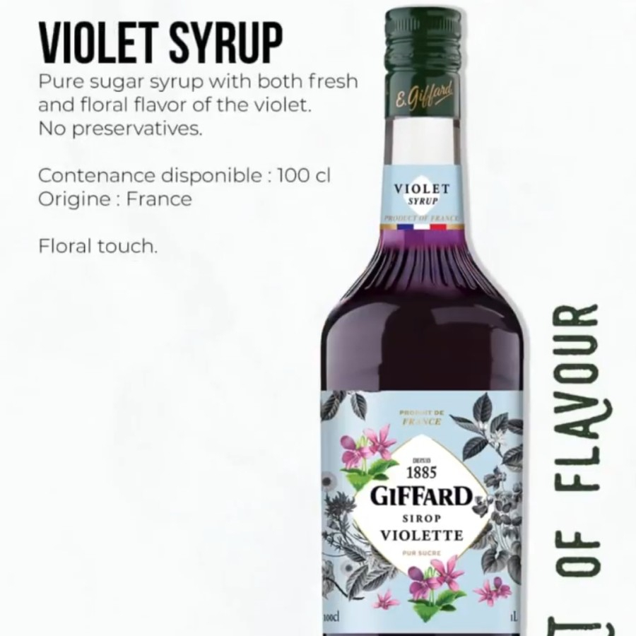 Jual Giffard Syrup Violet (Violet Sirup Giffard) | Shopee Indonesia