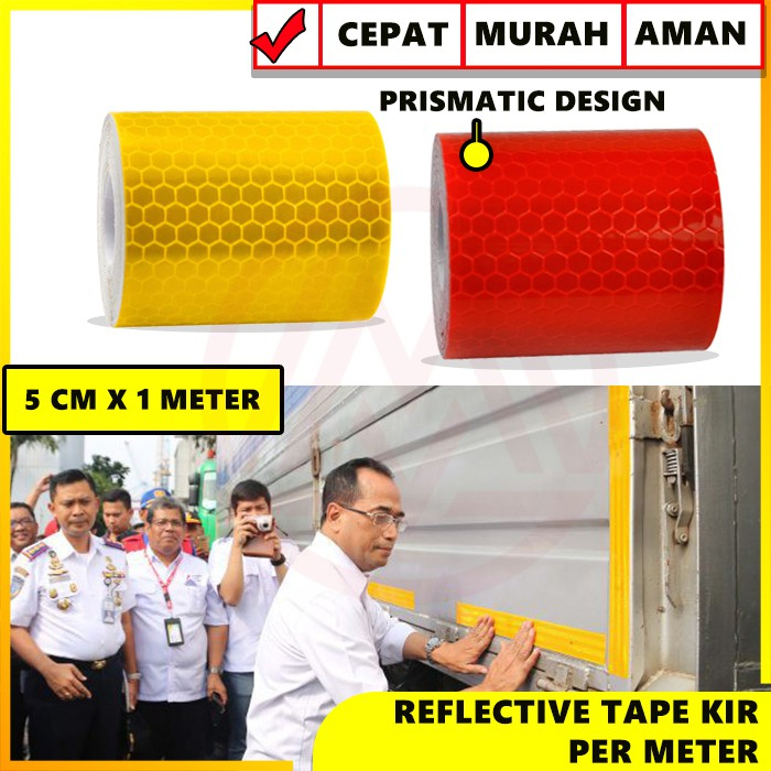 Jual stiker reflektor reflektif reflective reflector pemantul cahaya 3M ...