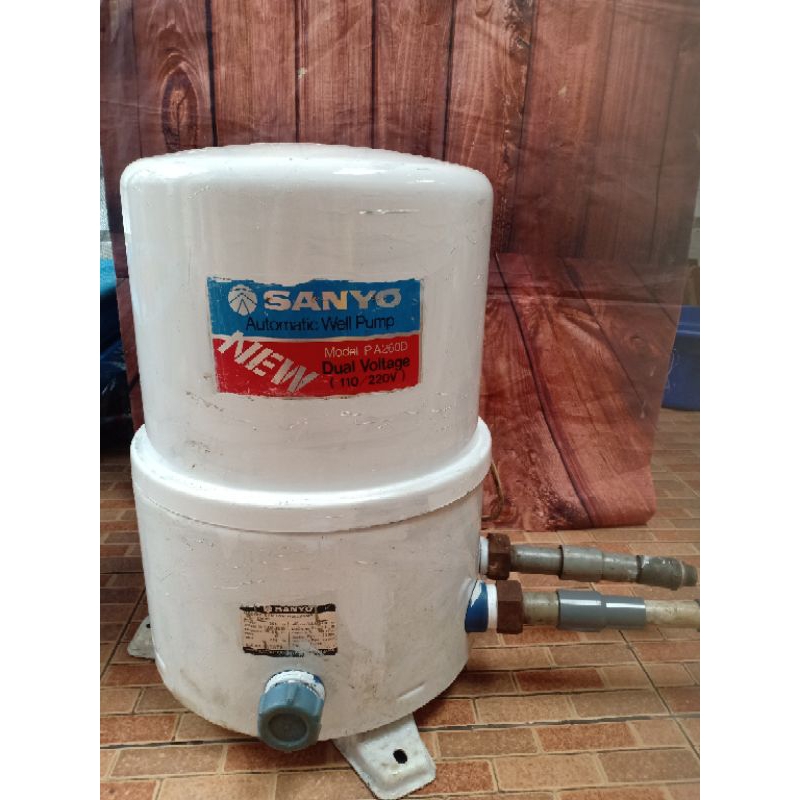 Jual Mesin Pompa Air Sanyo Automatic Shallow Well Pump Model P A260D ...