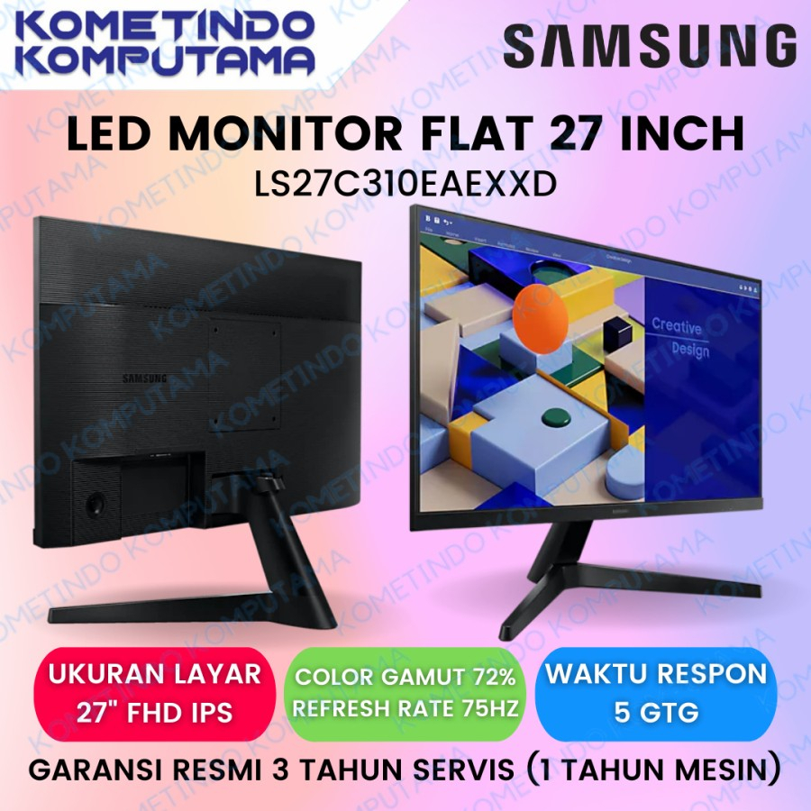 Jual LS27C310EAEXXD LED Monitor SAMSUNG 27" S27C310 S31C 75Hz FHD IPS ...