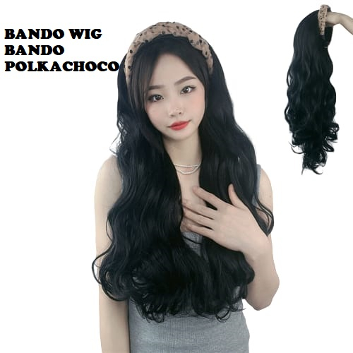 Jual Wig Bando Cantik Simple Wanita Korean Version Model Panjang dan ...