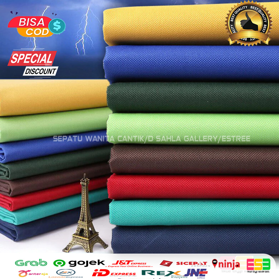 Jual 1 Roll Bahan Tas Polyeseter dinir D600 Dinier Nylon Untuk Tas ...