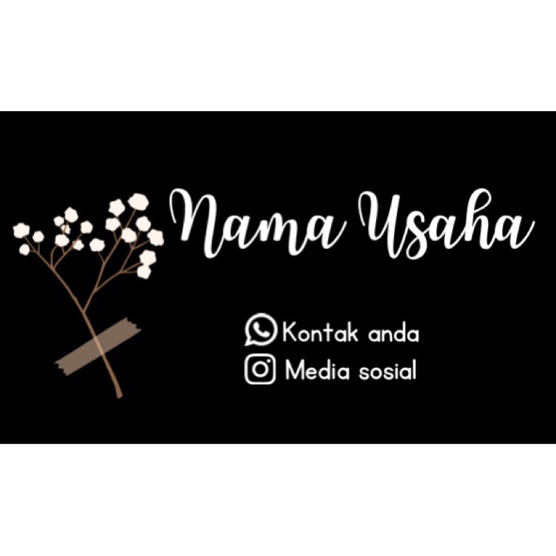 Jual Sticker Usaha Bunga / Sticker Bouquet Bunga / Sticker Label ...