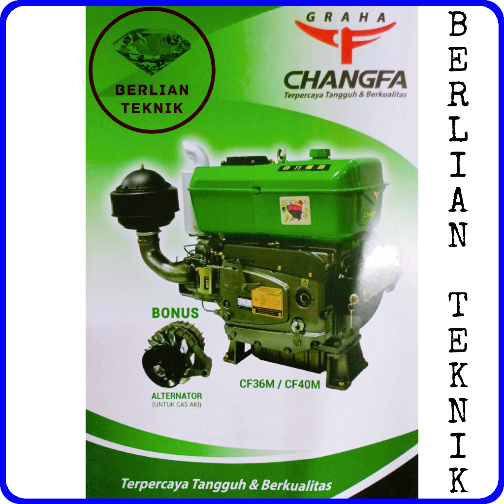 Jual Mesin Penggerak Solar Engine Diesel Changfa CF 36 M / 36 HP Starter | Shopee Indonesia