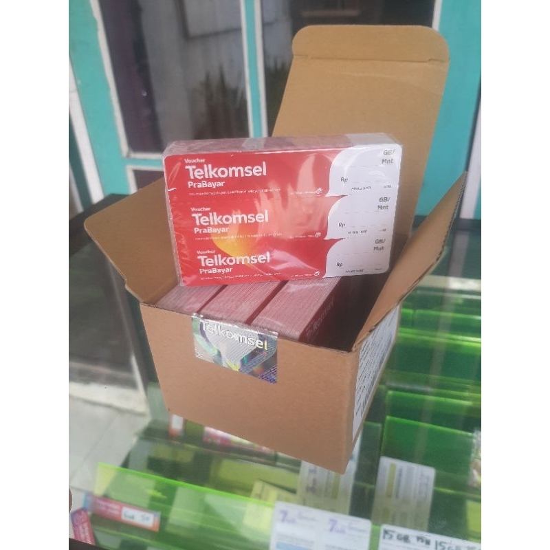Jual Voucher Kosong Telkomsel, Area kalimantan isi 600 SN ( 1 Box ber segel ) | Shopee Indonesia