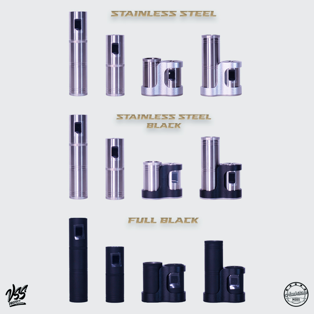 Jual Converter Box Mod Tube Mod 50W Ambition Mods Alumunium Black ...