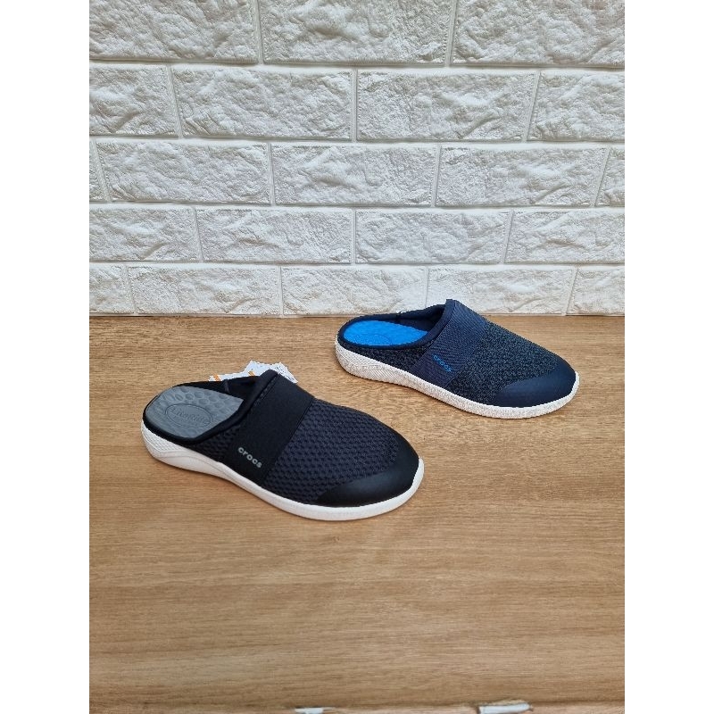 Jual CROCS LITERIDE MESH MULE / CROCS LITERIDE / SANDAL CROCS PRIA ...