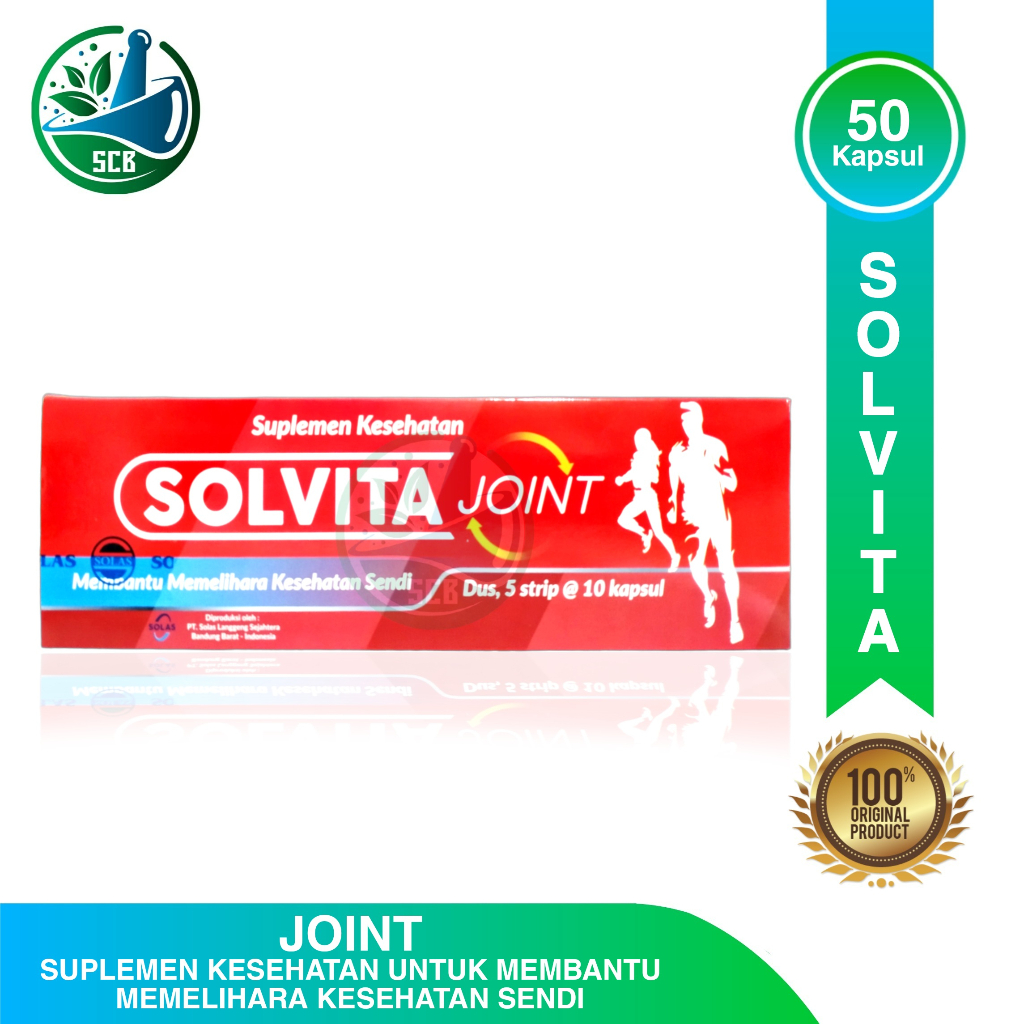Jual Solvita Joint Per BOX (5 Strip @10 Kapsul) - Memelihara Kesehatan ...