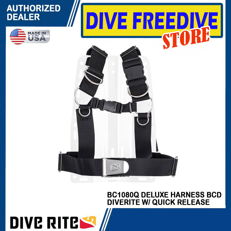 Jual BC1080Q Deluxe Harness Diverite w/Quick Release BCD Dive rite ...