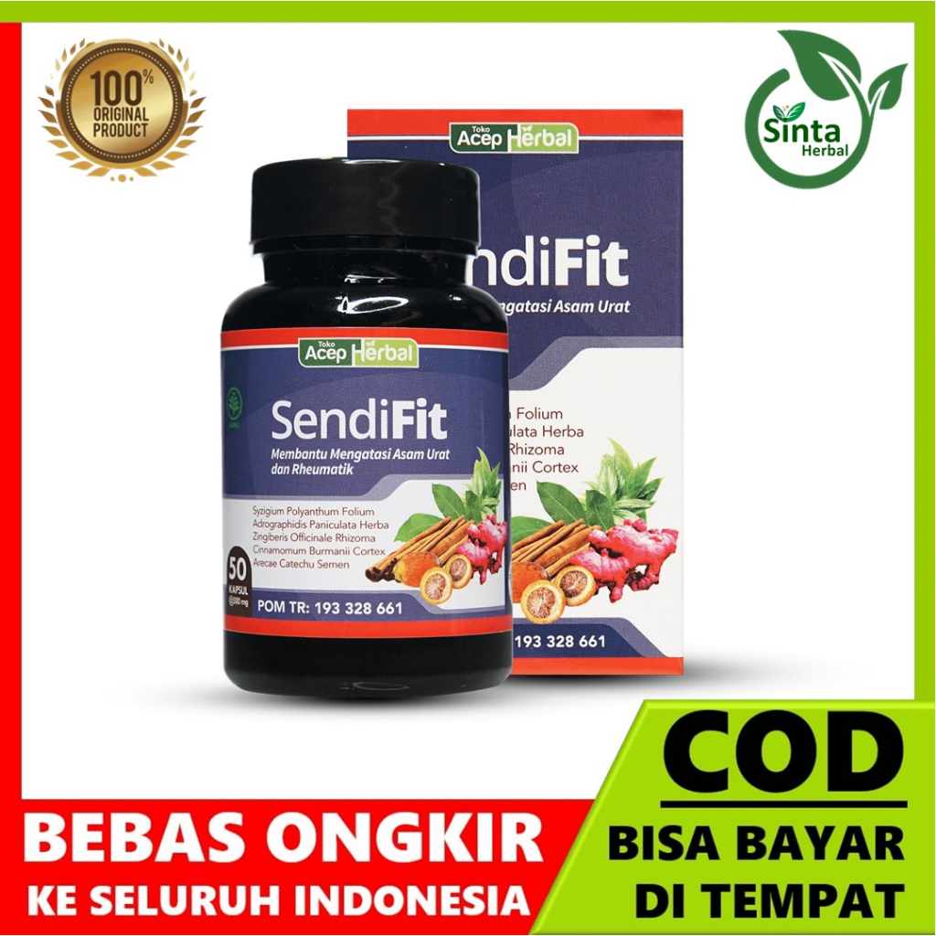 Jual SENDIFIT 100% ORIGINAL Obat Herbal Patah Tulang - Pengapuran ...