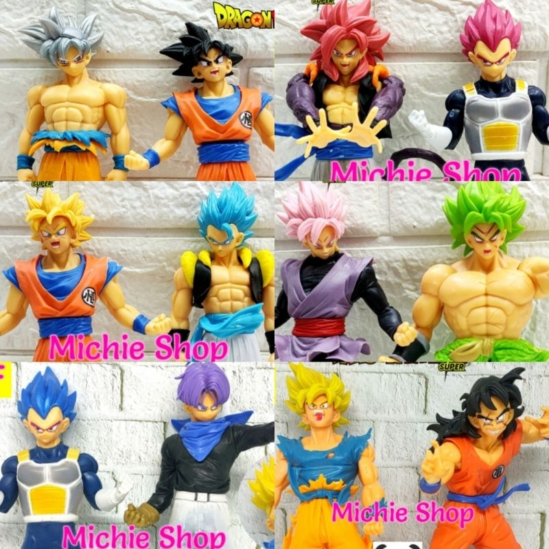 Jual Figure Dragon Ball Z (set 6) 18 cm Super Saiyan Anime Topper Goku ...