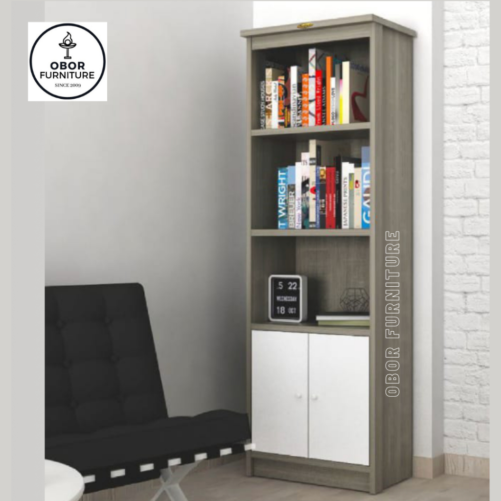 Jual Lemari Buku Minimalis / Rak Buku Modern Romaro RB 04 | Shopee ...