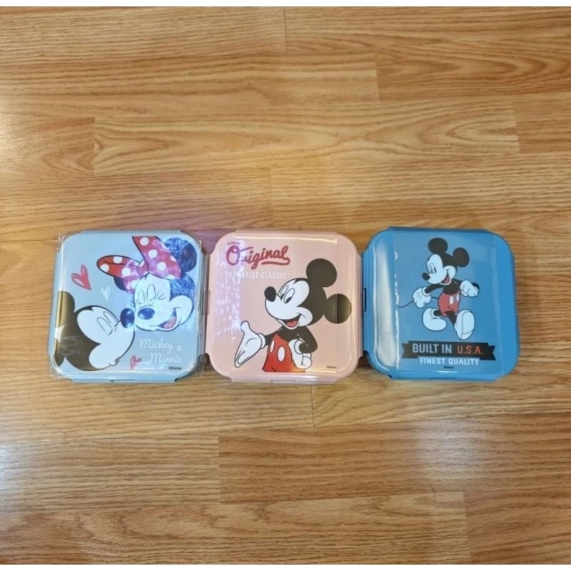 Jual Kotak Makan Disney Mickey Mouse Food Container 500ml Original ...