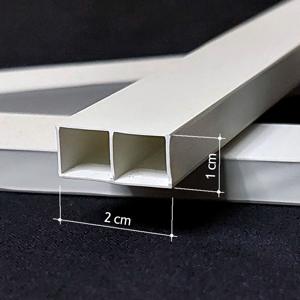 Jual Stick PVC / Batang PVC / Stick PVC Kotak 1cm x 2cm | Shopee Indonesia