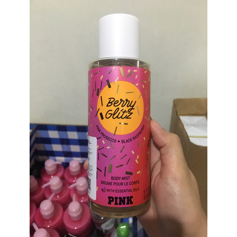 Jual Victoria Secret VS PINK berry glitz fragrance body mist 250 ml ...