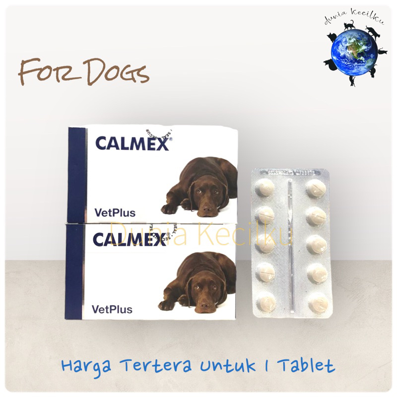 Jual Calmex Vetplus / Anti Stress Untuk Anjing / Anxiety / Stress Relief (1 TABLET) | Shopee ...