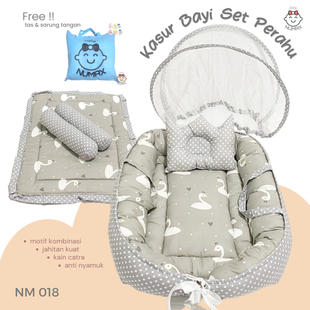 Jual KASUR BAYI BOAT BISA DILIPAT DENGAN KELAMBU / KASUR BAYI PORTABLE ...