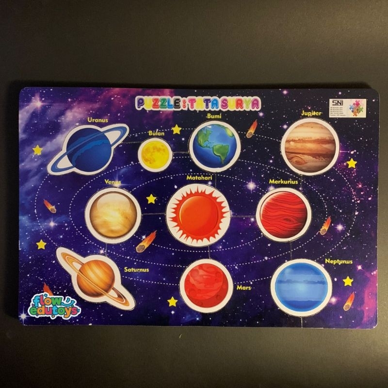 Jual Mainan Edukasi Puzzle Tata Surya Alam Semesta | Shopee Indonesia