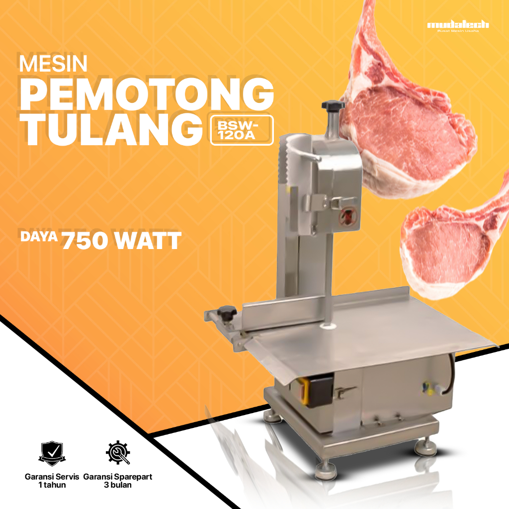 Jual Bone Saw Mesin Pemotong Daging Beku Alat Iris Daging Beku Bsw 120a