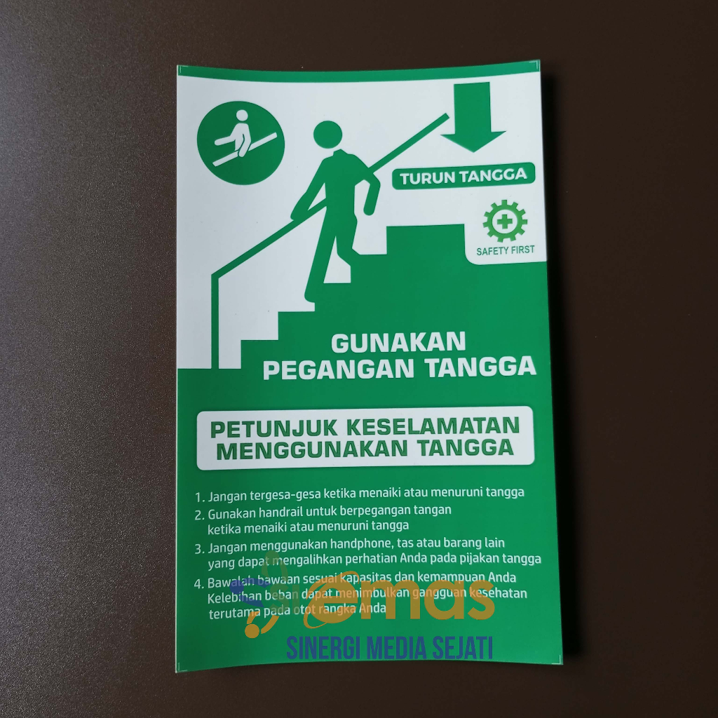 Jual Stiker Keselamatan Menggunakan Tangga | Stiker K3 | Sticker ...
