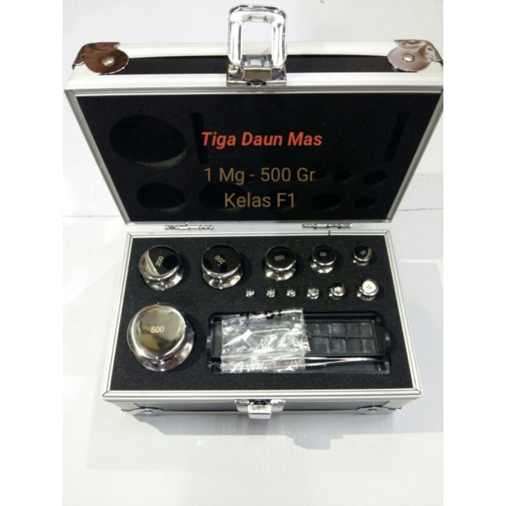 Jual Batu Timbangan Anak Timbangan Stainless Sonic 1 Mg - 500 Gram Kelas F1 | Shopee Indonesia