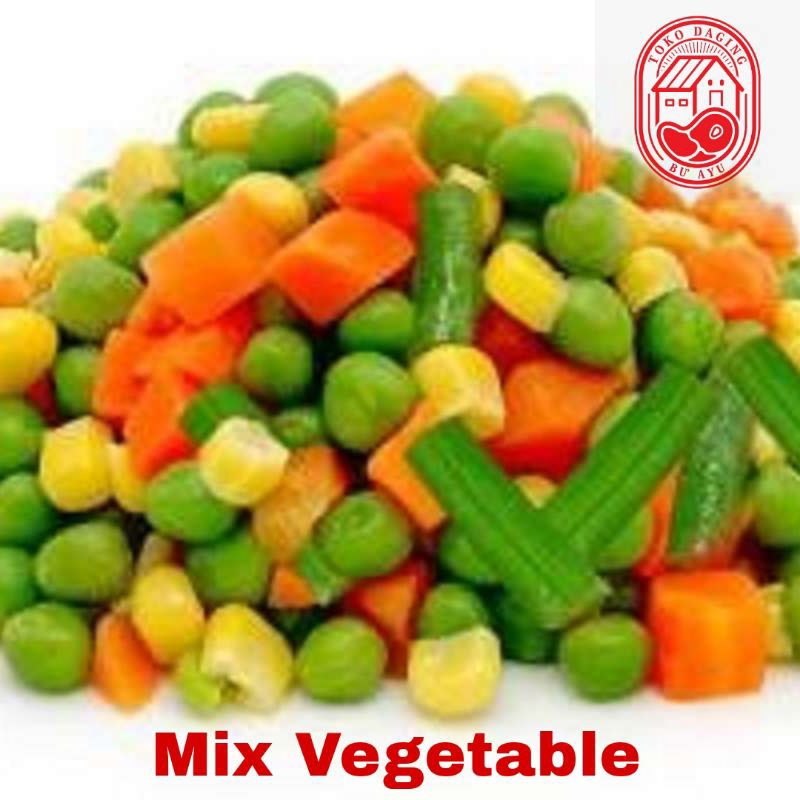 Jual Mix Vegetable 1 kg / Sayuran Beku 4 Macam | Shopee Indonesia