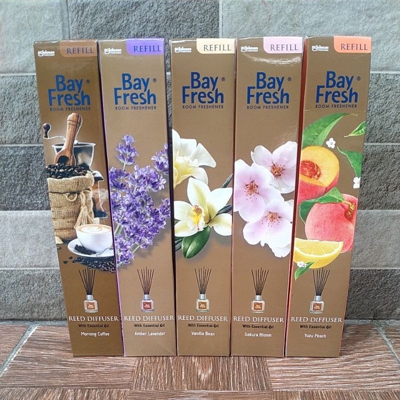 Jual BAYFRESH ROOM FRESHENER REED DIFFUSER WITH ESSENTIAL OIL REFILL 30 ...