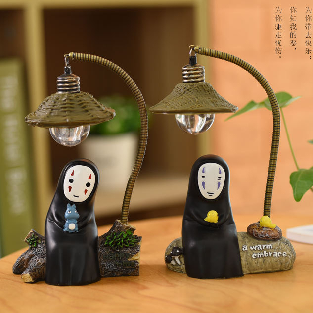 Jual NFSS no face lamp spirited away ghibli lampu tidur pajangan ...